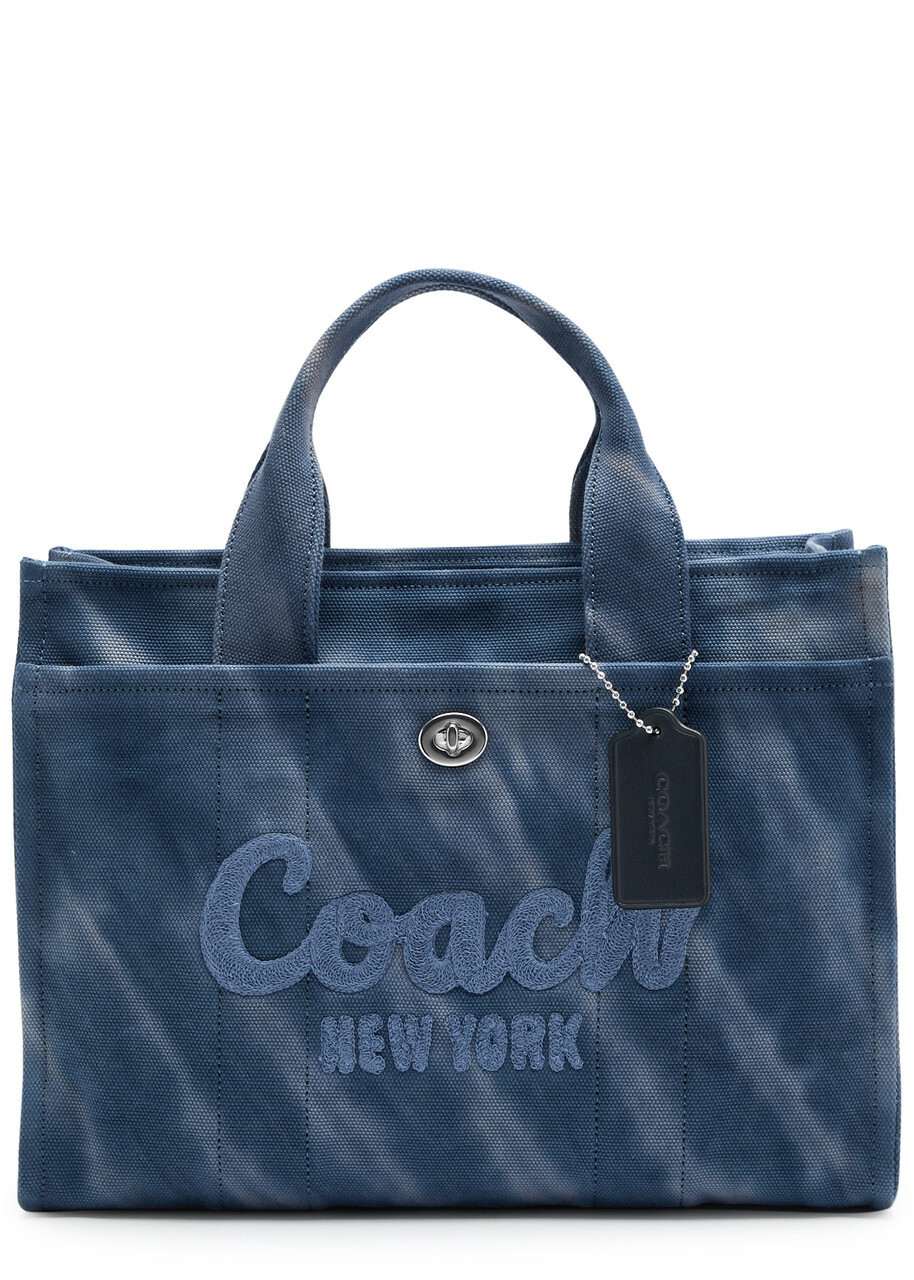 Coach Cargo Tie-dyed Canvas Tote - Navy - One Size Coach