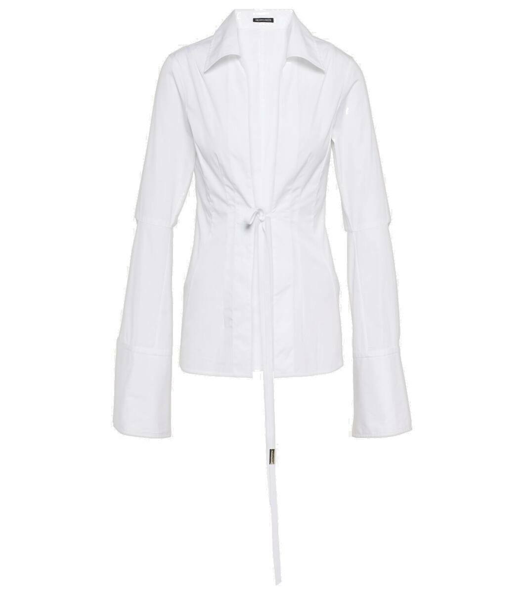 Ann Demeulemeester Linsey cotton poplin shirt Ann Demeulemeester