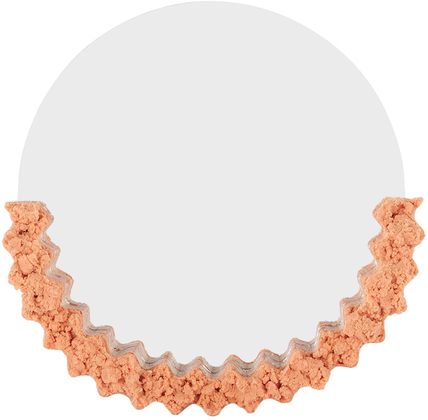 Charlotte Kidger Orange Small Raw Edge Mirror