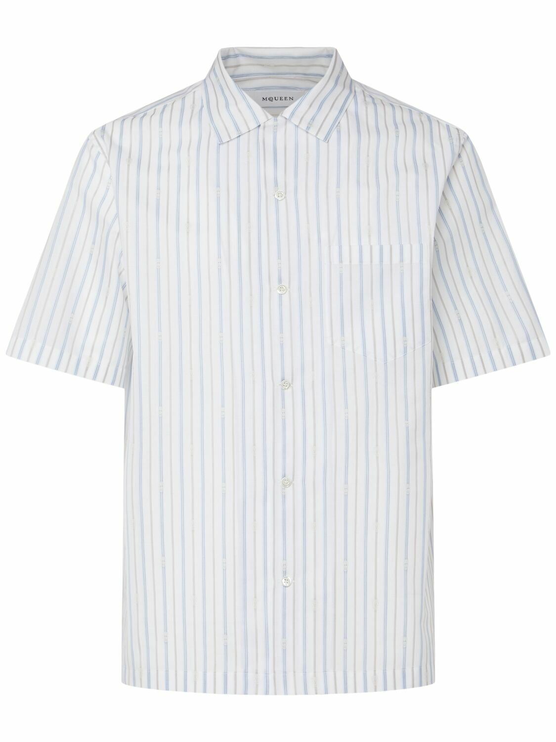 MCQUEEN Square Cotton Shirt Alexander McQueen