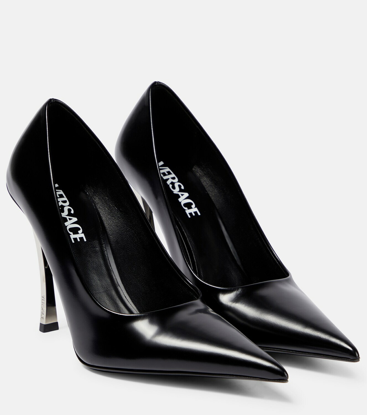 Versace - Pin-Point leather pumps Versace
