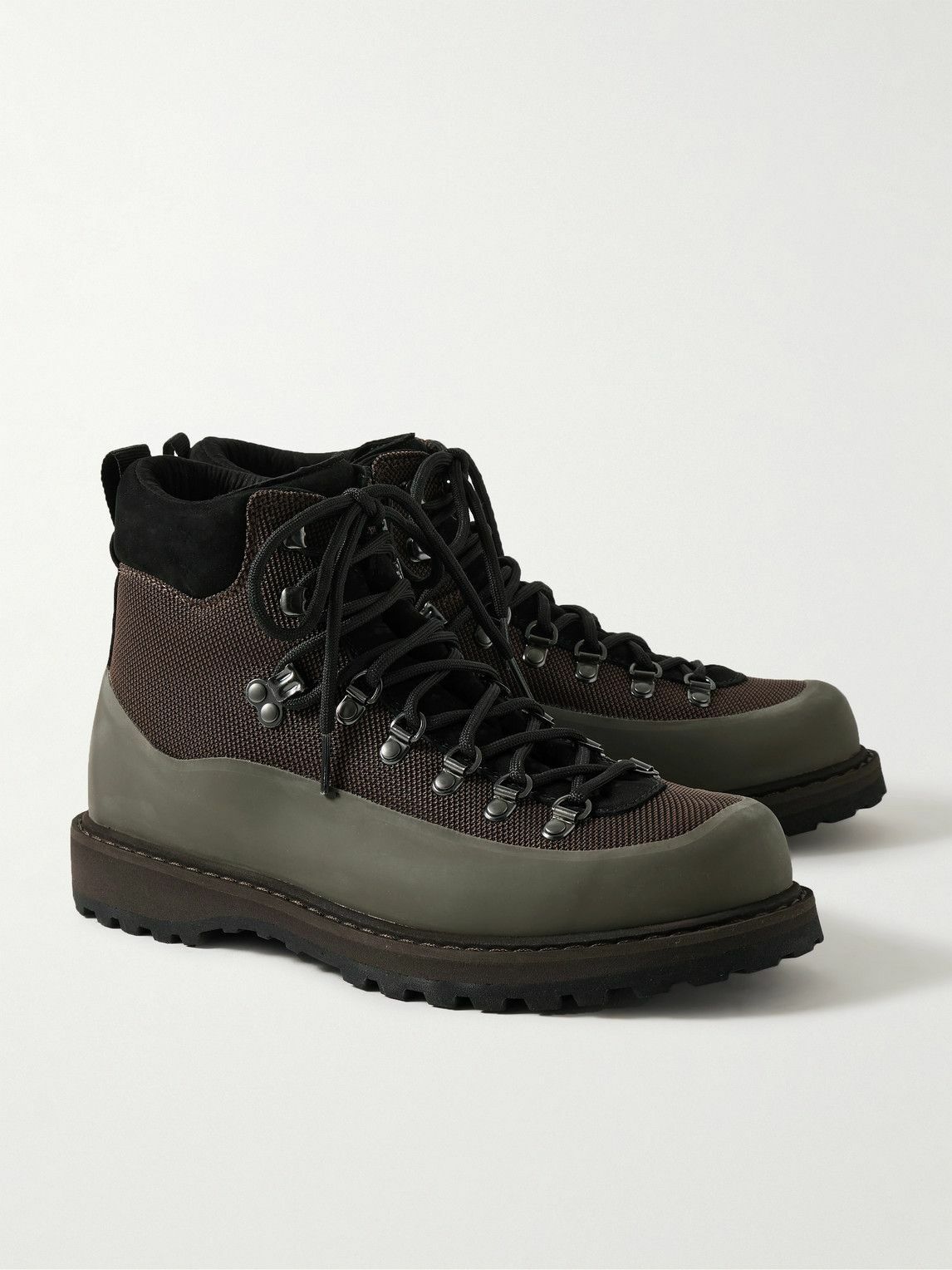 Diemme - Roccia Vet Sport Suede and Rubber-Trimmed Tech-Shell Hiking ...