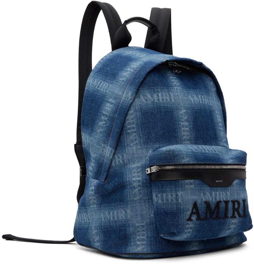 AMIRI Blue Classic Faded Backpack Amiri
