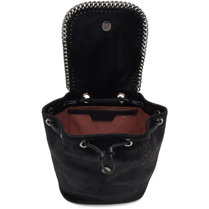 Stella McCartney Black Mini Falabella Backpack Stella McCartney