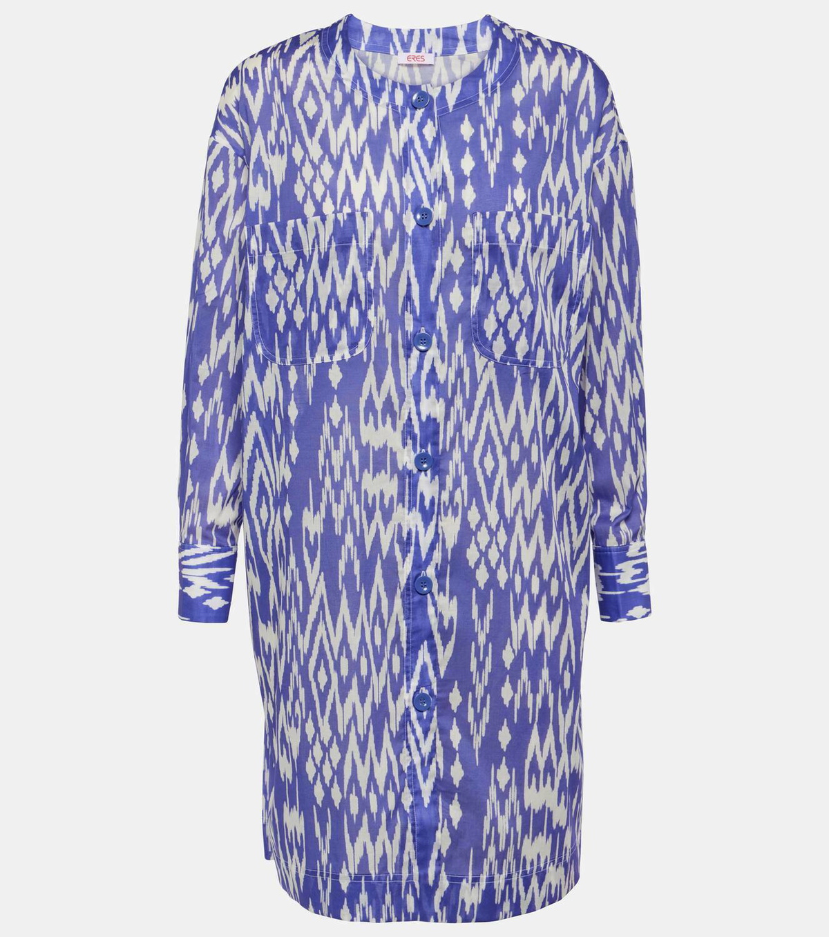 Eres Hurricane printed cotton shirt dress ERES