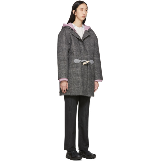 Ienki Ienki Grey Down Woolmark Coat Ienki Ienki