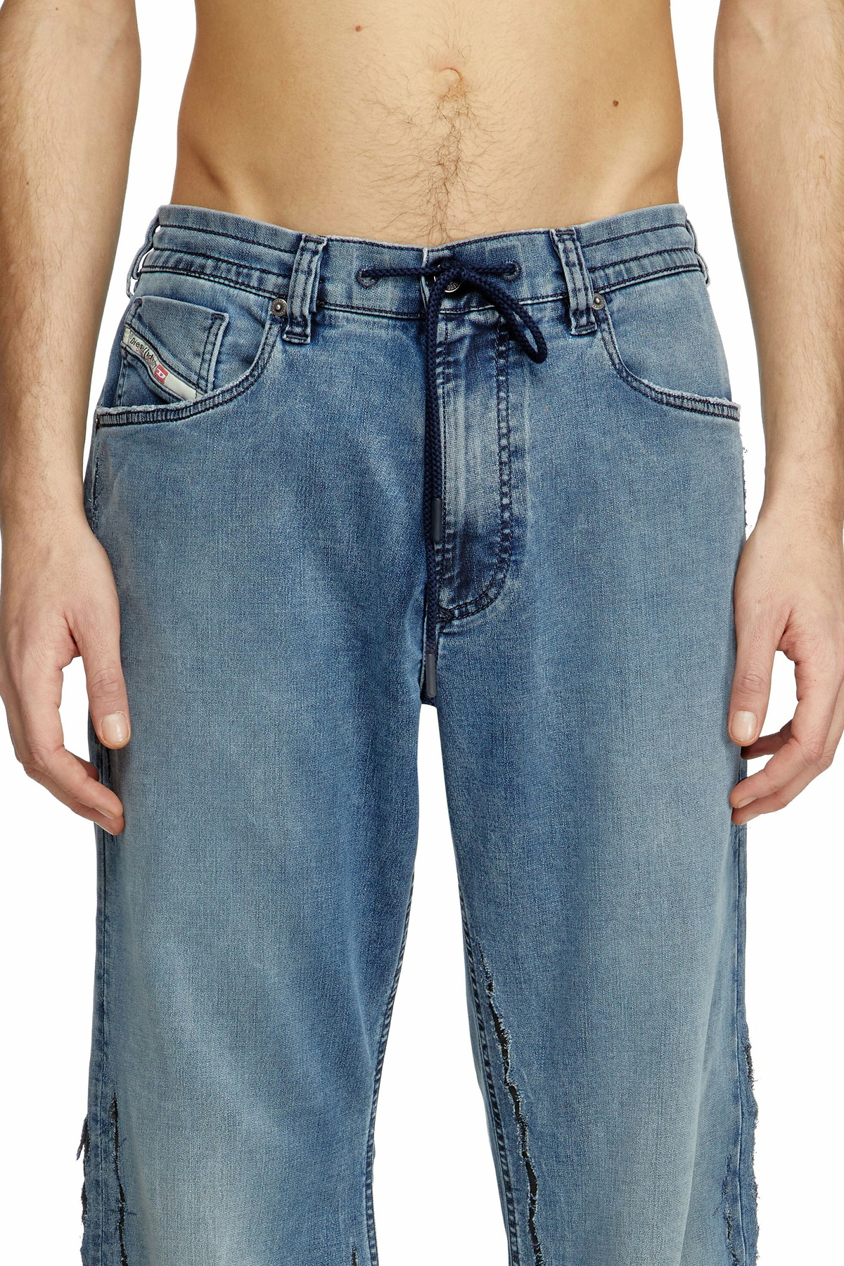 Diesel Relaxed 2080 D-Reel Joggjeans - Jeans Mens in Blue Diesel