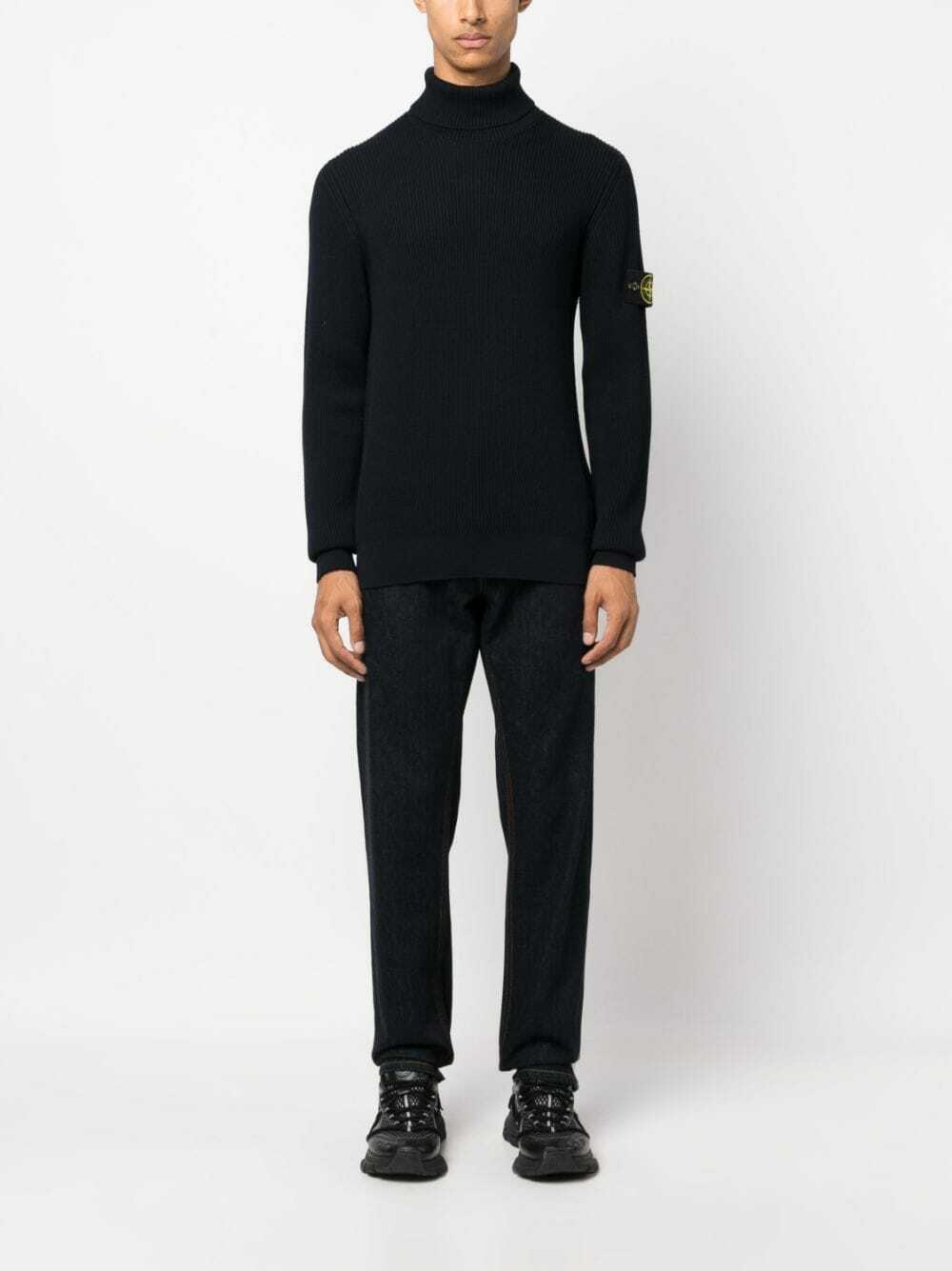 STONE ISLAND - Wool Turtleneck Stone Island