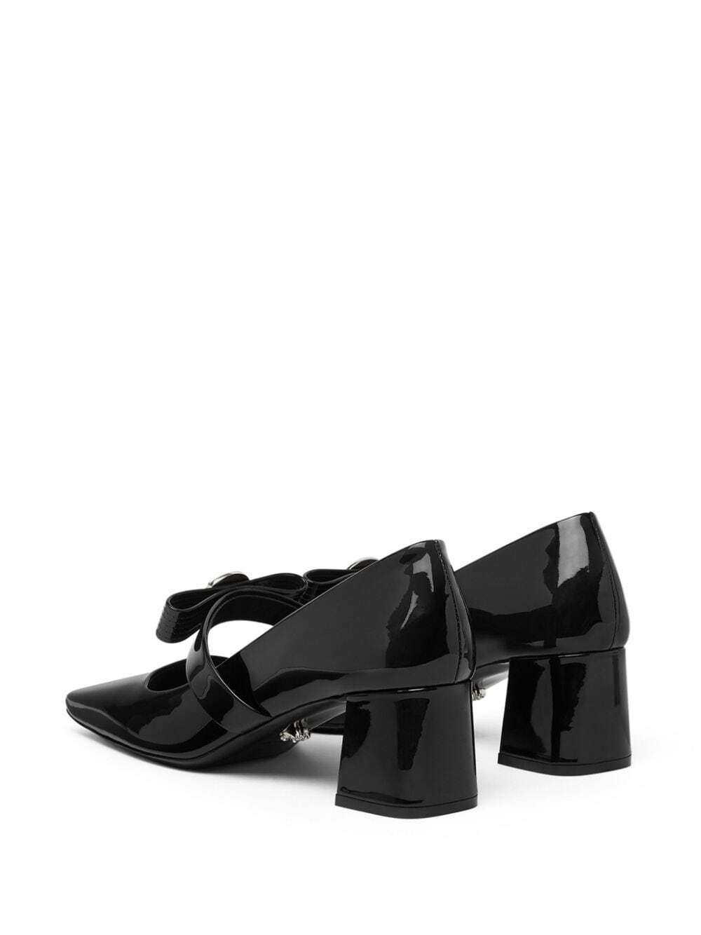 VERSACE - Gianni Ribbon Patent Leather Pumps Versace