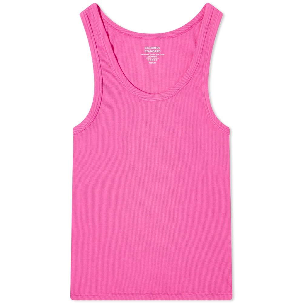 Colorful Standard Women's Organic Rib Tank Top in Bubblegum Pink ...