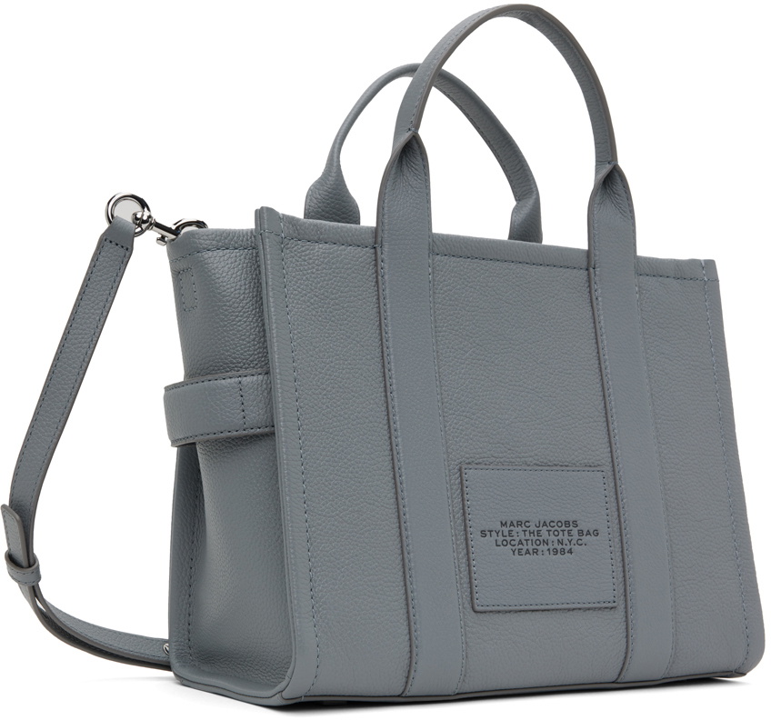 Marc Jacobs Gray 'The Leather Medium Tote Bag' Tote Marc Jacobs
