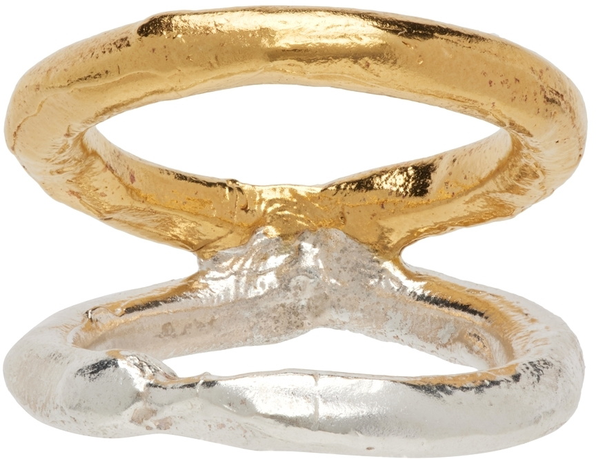 Alighieri Silver & Gold 'The Infernal Realm' Ring Alighieri