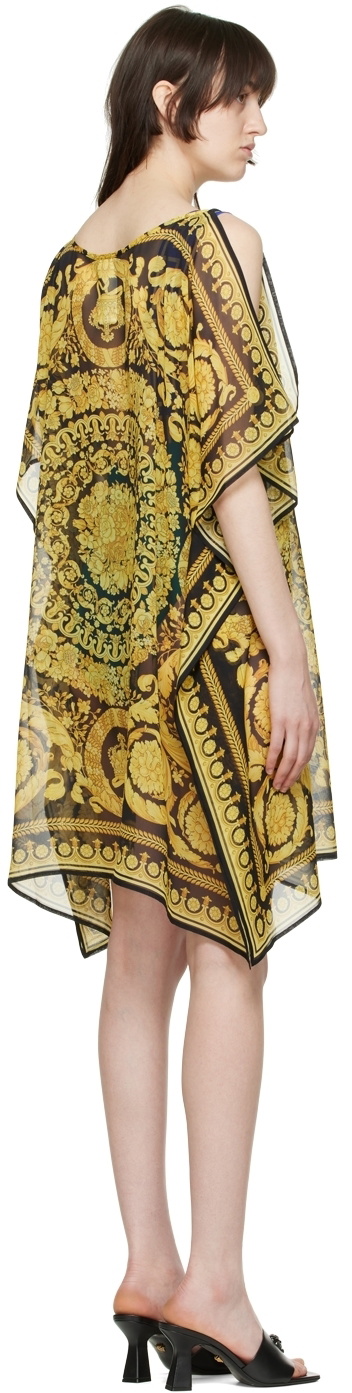 Versace Underwear Black Barocco Cover Up Dress Versace Underwear