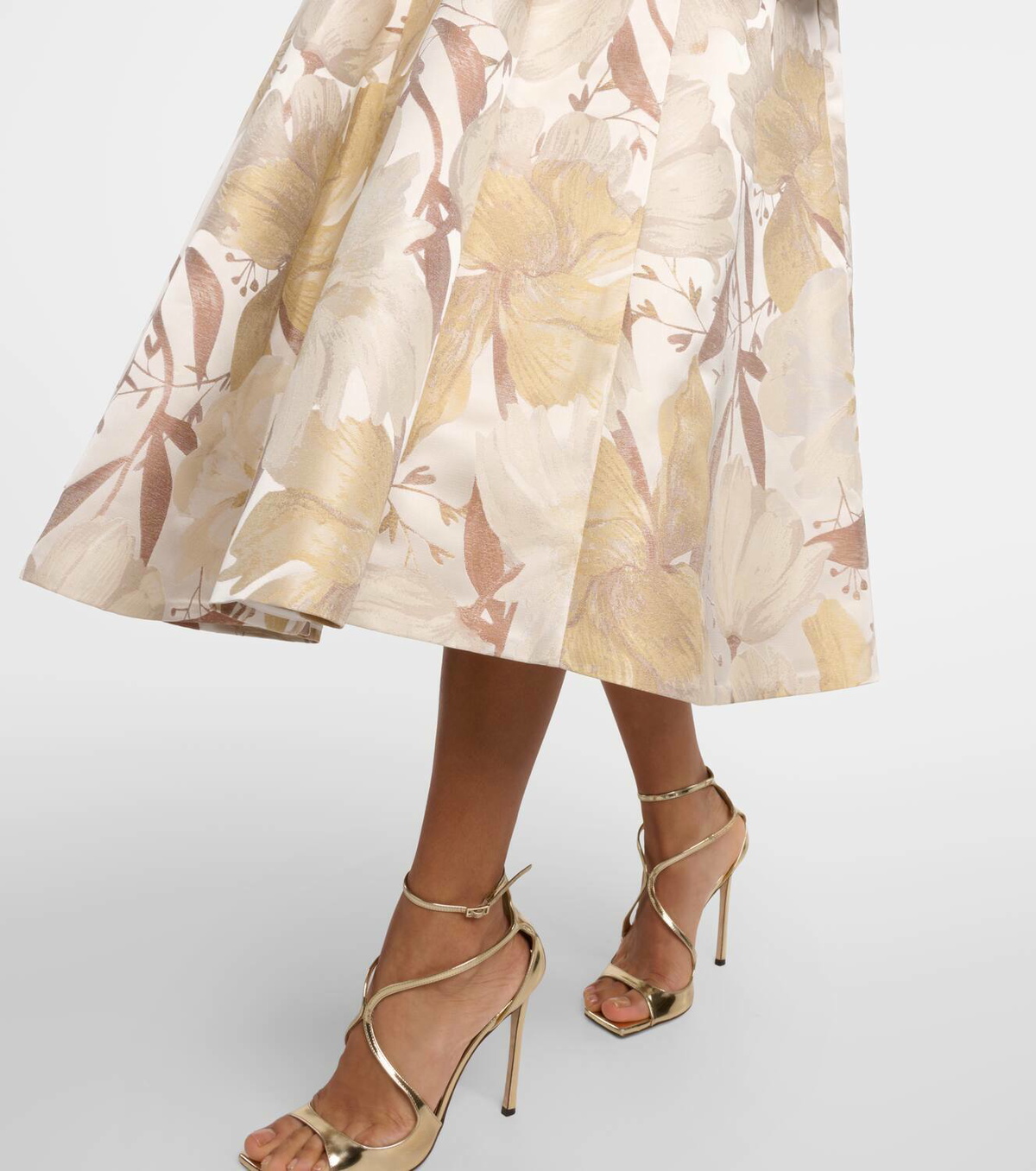 Markarian Floral metallic gown Markarian