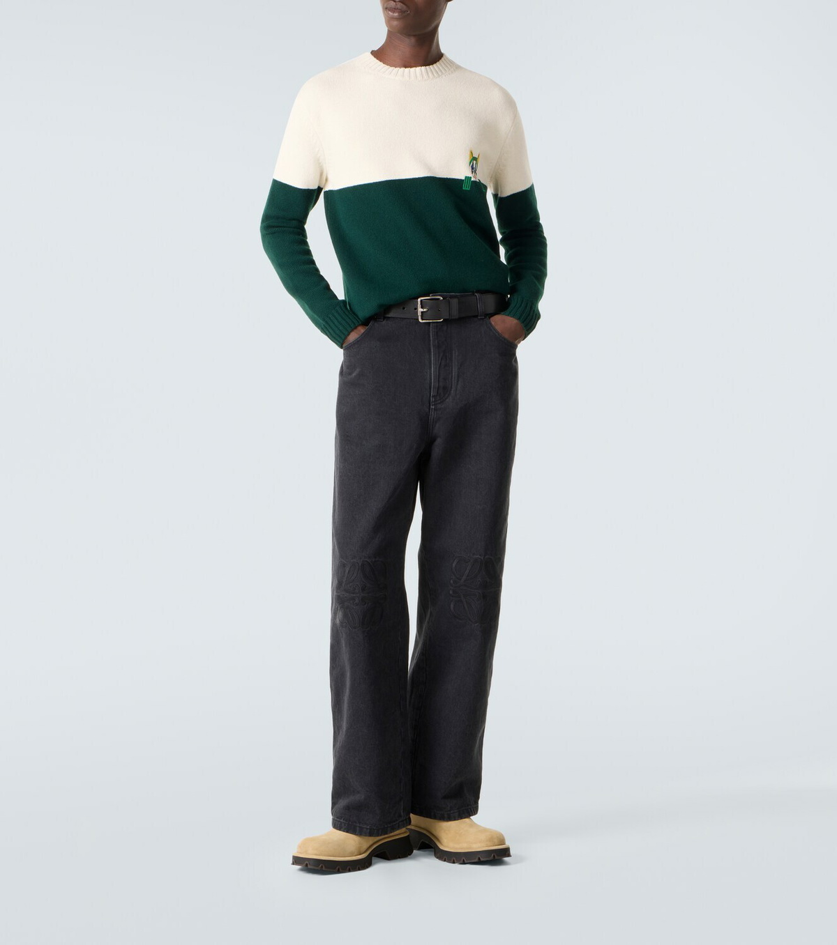 Loewe x Louis Wain embroidered wool sweater Loewe