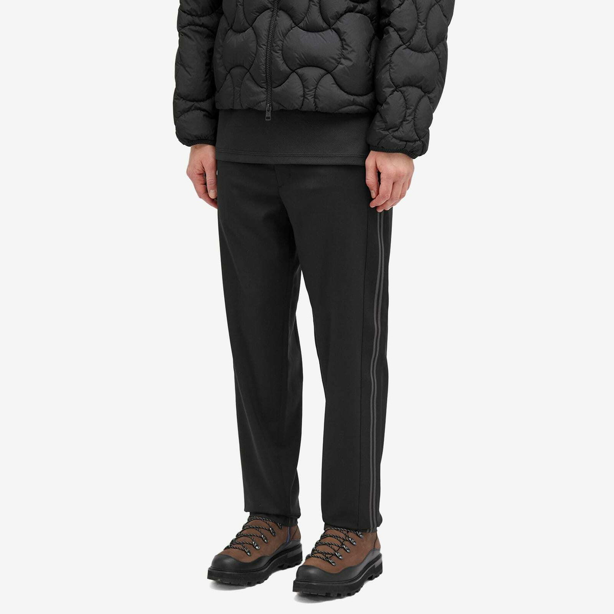 Moncler Men's Side Stripe Track Pants in Black Moncler