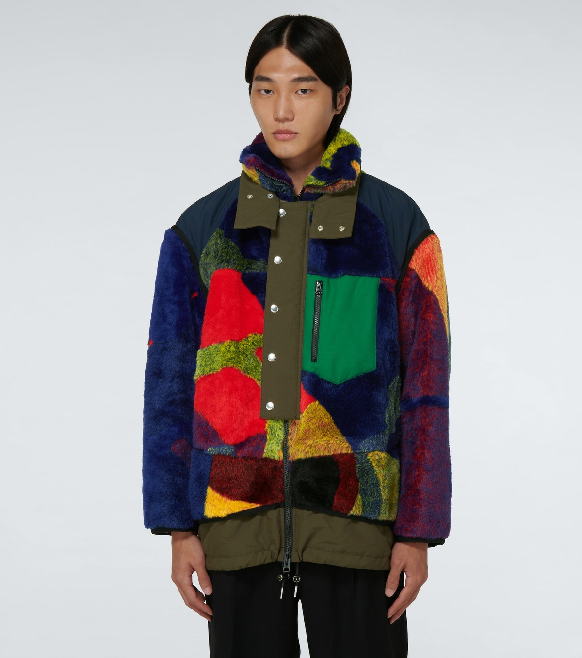 Sacai - sacai x KAWS patchwork bomber jacket Sacai