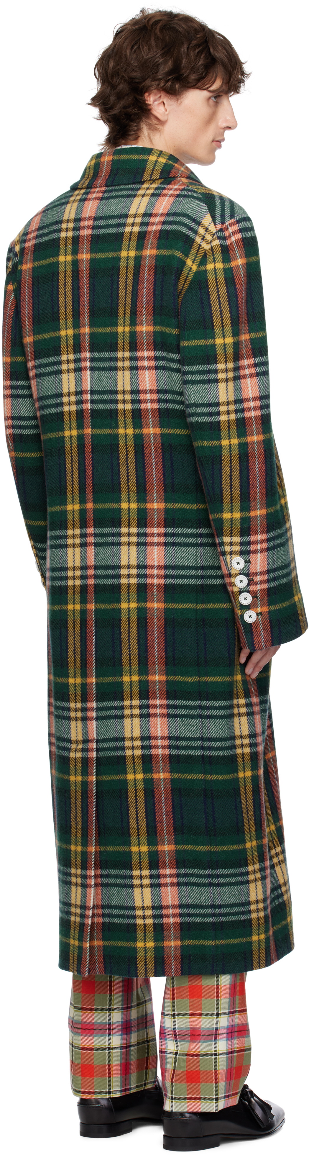 Vivienne Westwood Green Long Wreck Coat Vivienne Westwood