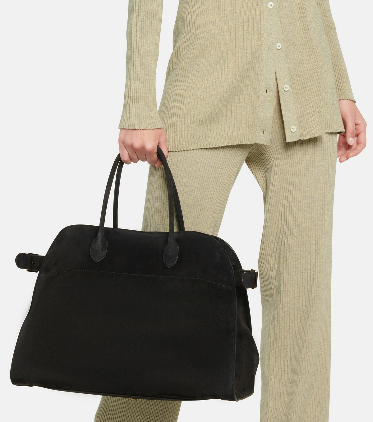 The Row - Margaux 17 suede tote The Row