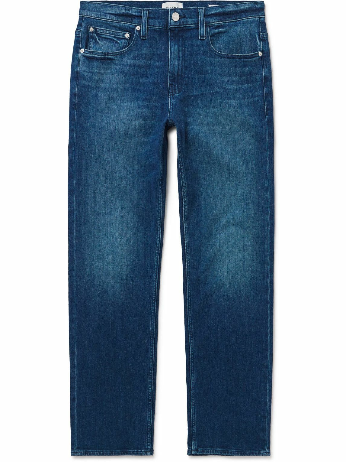 FRAME - Straight-Leg Jeans - Blue Frame Denim