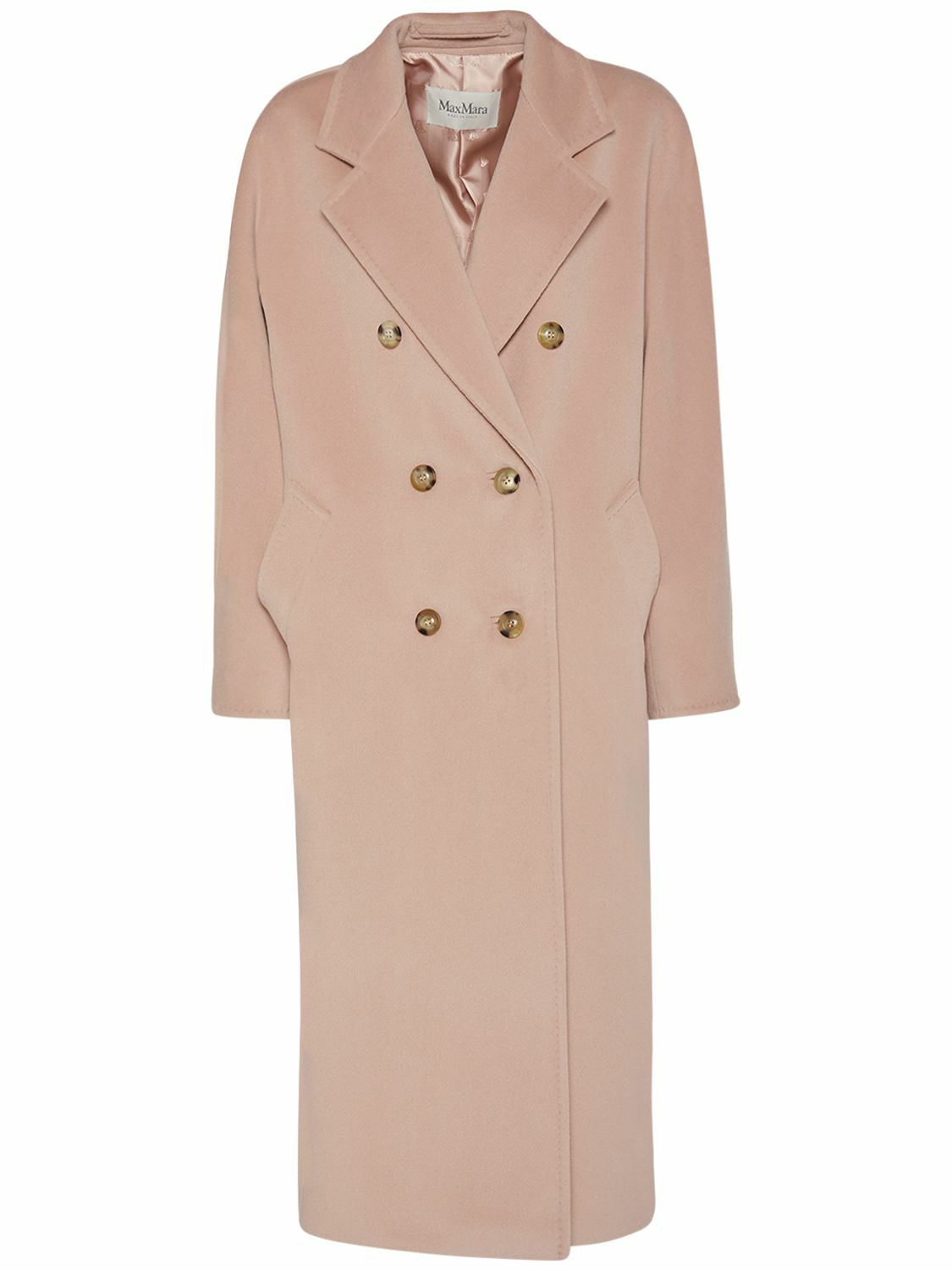 MAX MARA - Madame Double Breasted Wool Long Coat Max Mara