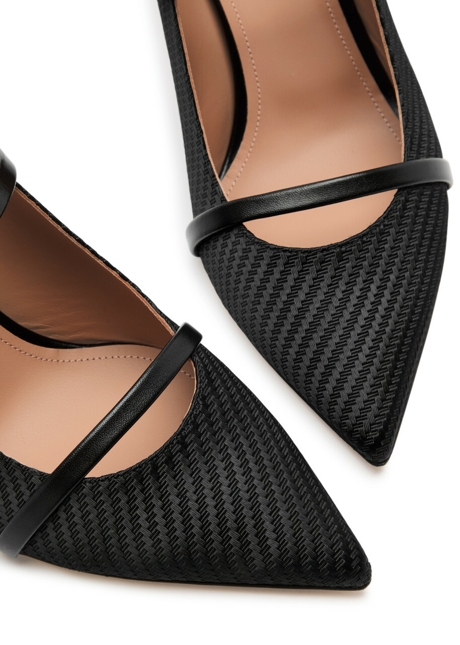 Malone Souliers Maureen 75 Woven Mules Black Malone Souliers