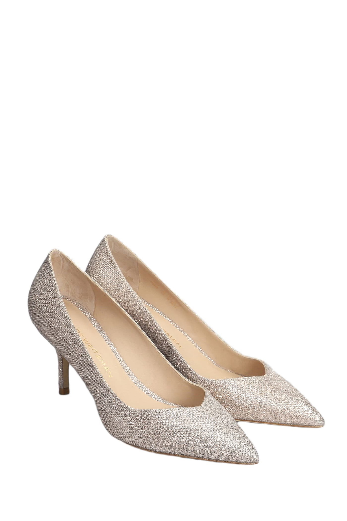 Stuart Weitzman Eva 75 Pumps In Gold Leather Stuart Weitzman