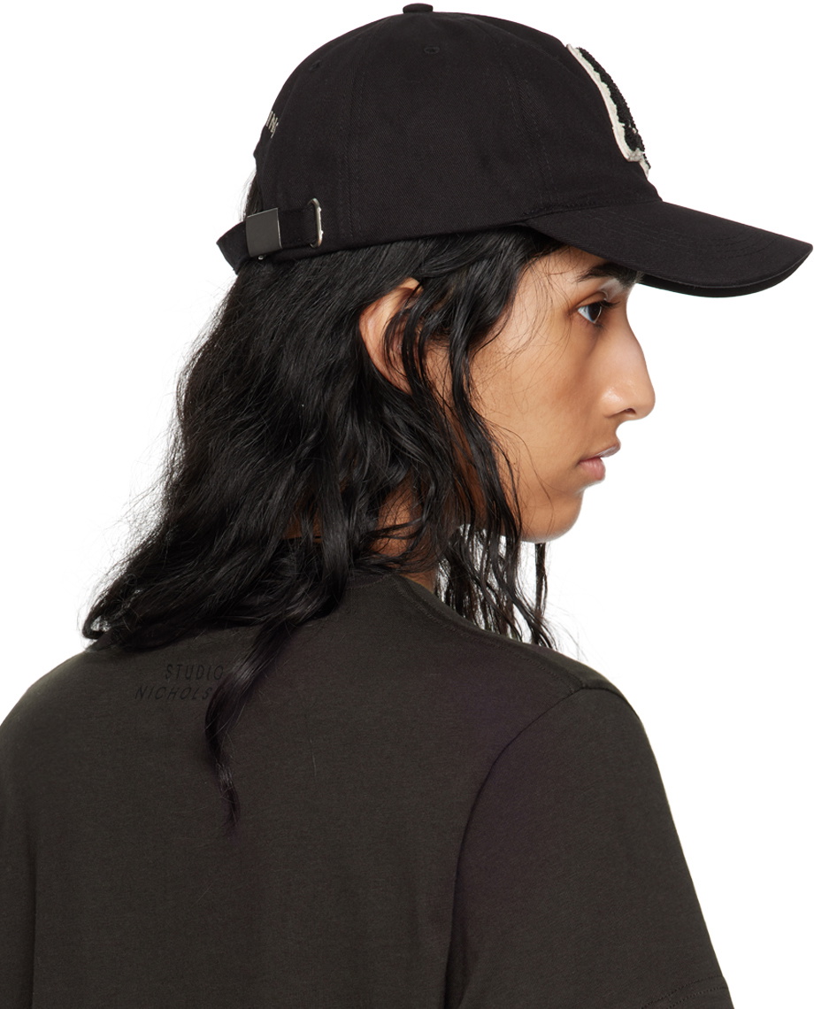 ANINE BING Black Jeremy Letterman Baseball Cap ANINE BING