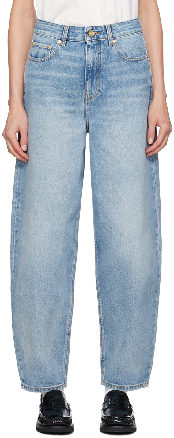 GANNI Blue Stary Jeans GANNI