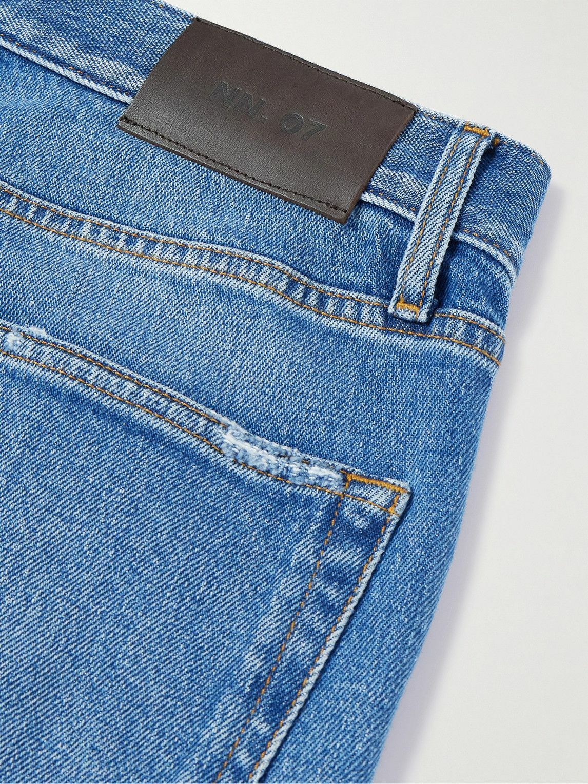NN07 - Sonny 1871 Straight-Leg Distressed Jeans - Blue NN07