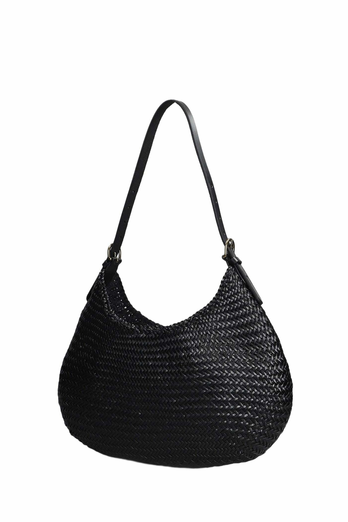 Dragon Diffusion Luna Mezza Tote In Black Leather Dragon Diffusion