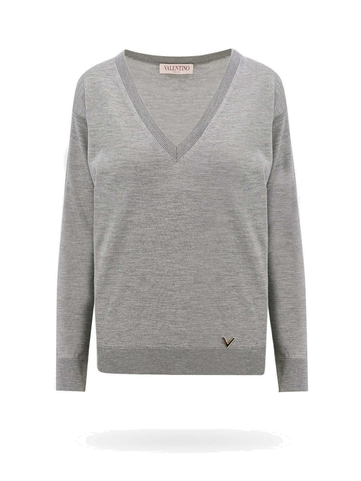 Valentino Sweater Grey Womens Valentino