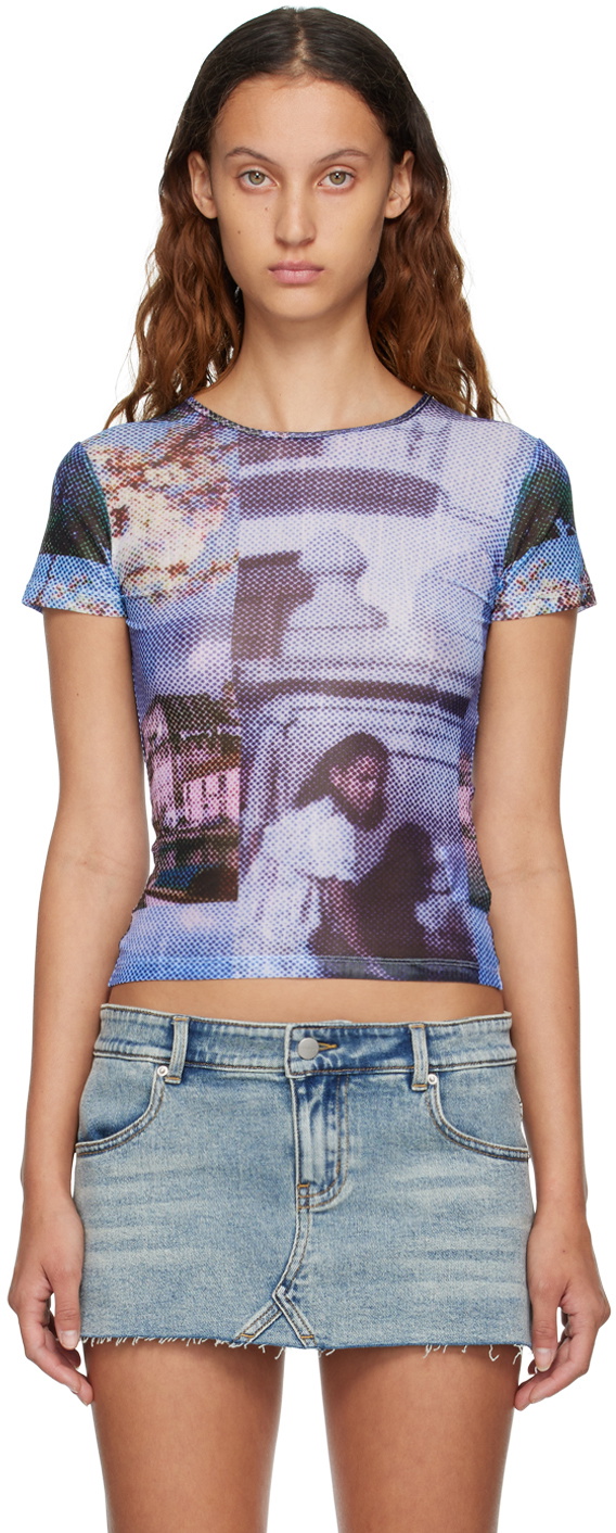 Miaou Blue Mini T-Shirt Miaou