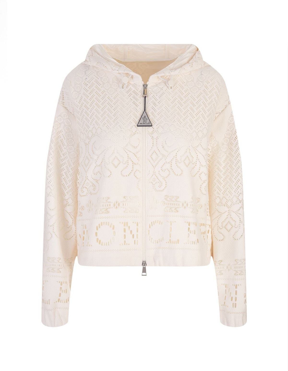 Moncler Sebaste Pattern Perforated Hooded Jacket Moncler