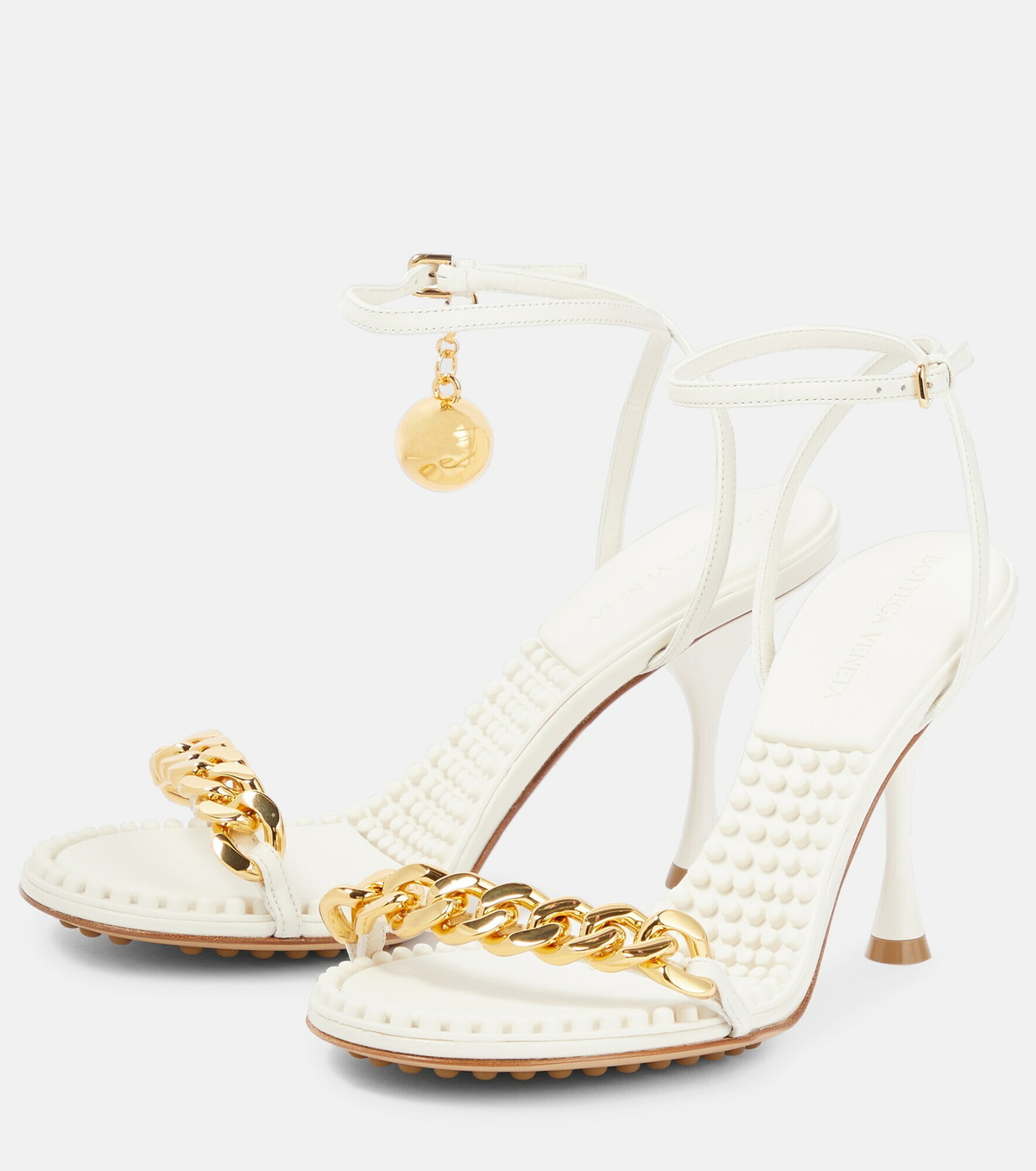 Bottega Veneta - Dot embellished leather sandals Bottega Veneta Bottega Veneta - Dot embellished leather sandals Bottega Veneta