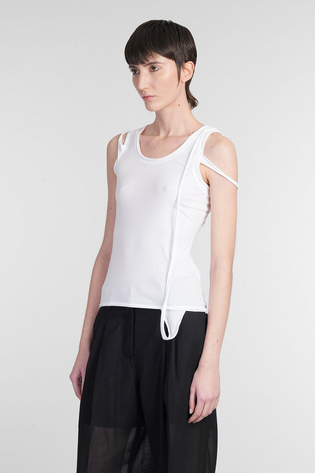 Helmut Lang Topwear In White Cotton Helmut Lang