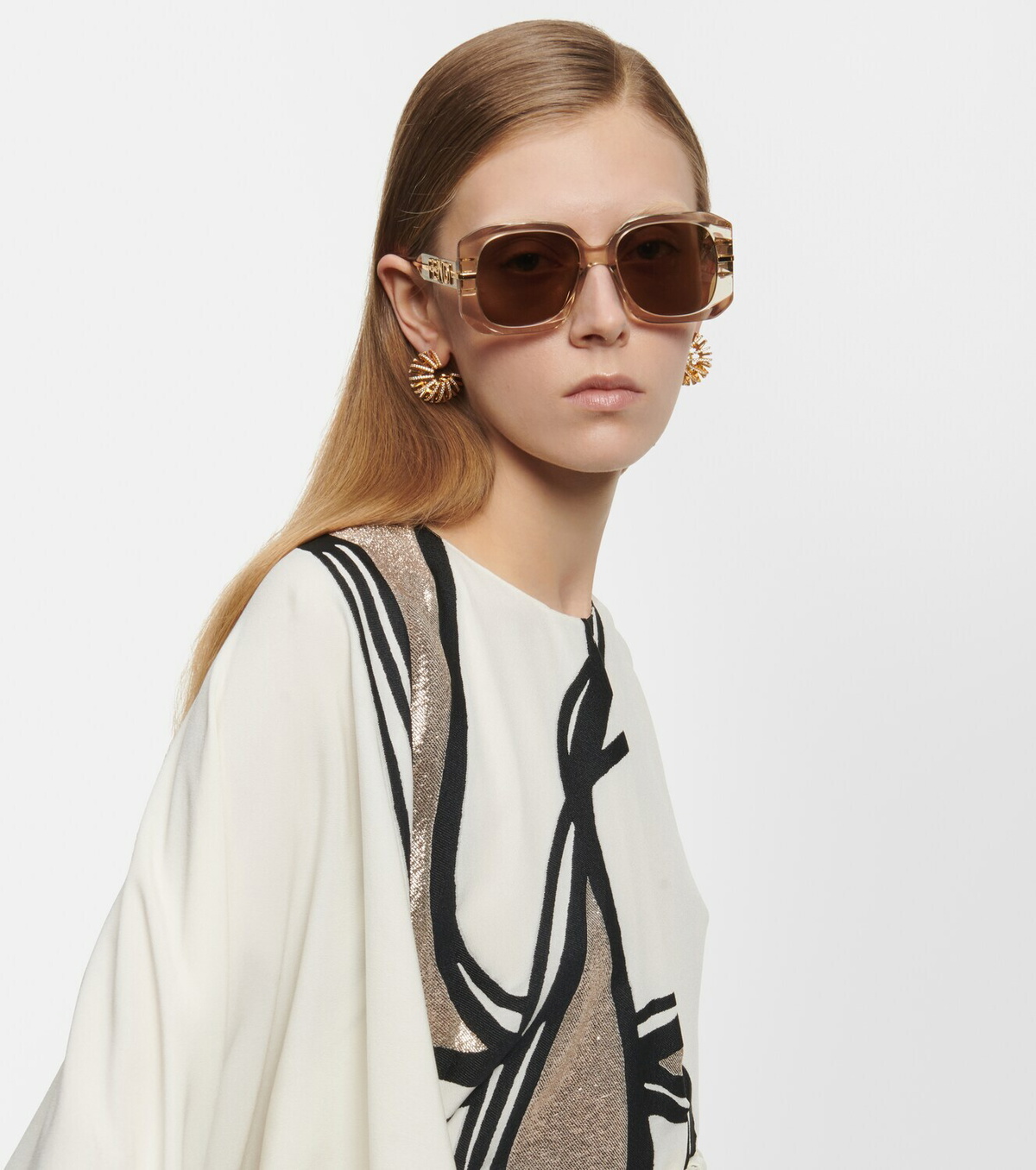 Fendi Fendigraphy square sunglasses Fendi