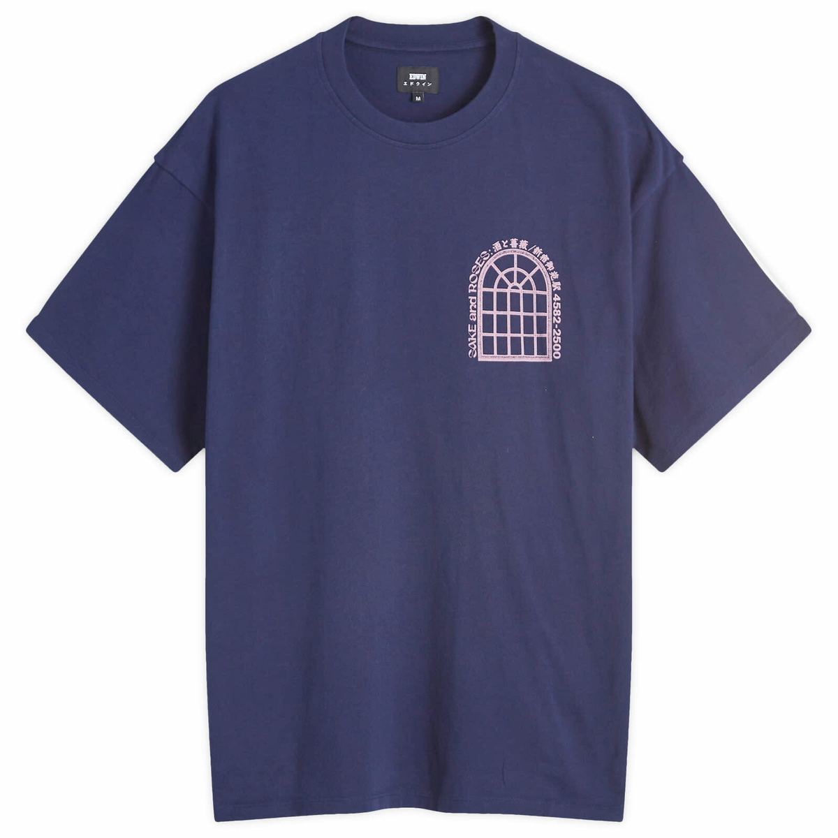 Edwin Men's Sake and Roses T-Shirt in Maritime Blue Edwin