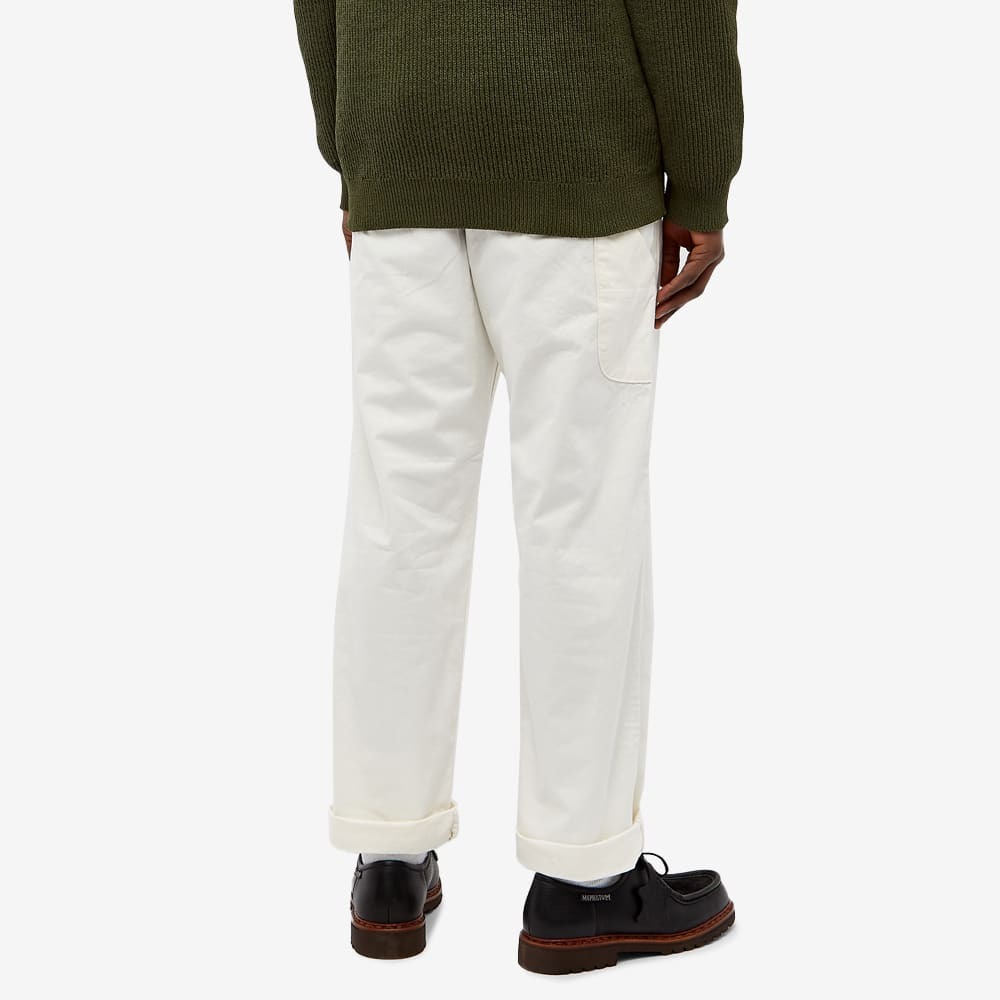 orSlow Men's French Work Pant in Ecru orSlow