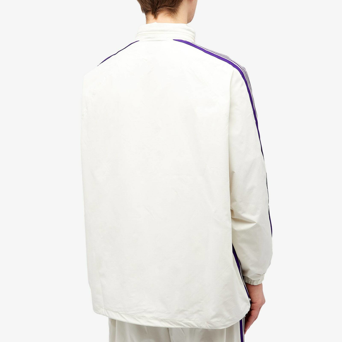 Needles Men's DC Poly Jog Jacket in Ivory Needles