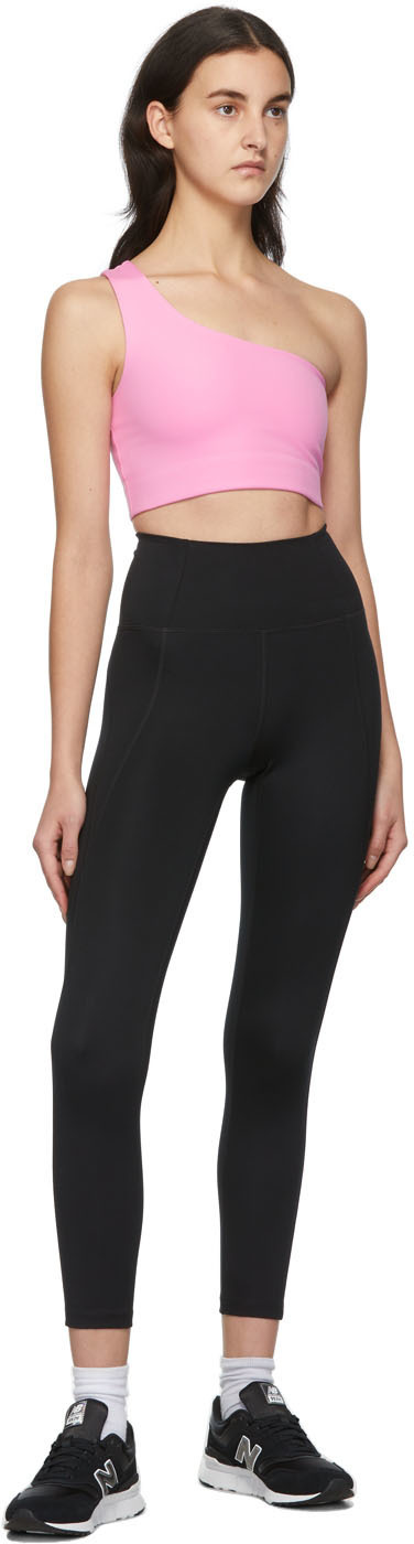 Girlfriend Collective SSENSE Exclusive Pink Bianca Sport Bra Girlfriend ...