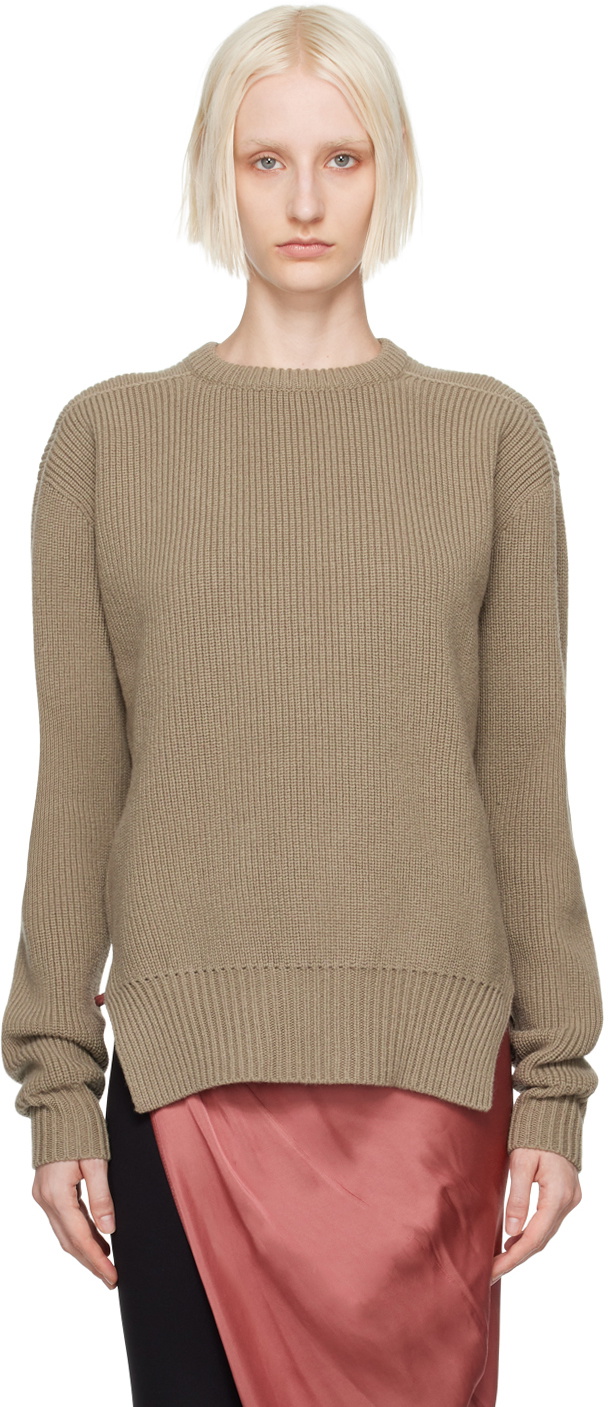 Rick Owens Gray Porterville Heavy Sweater Rick Owens