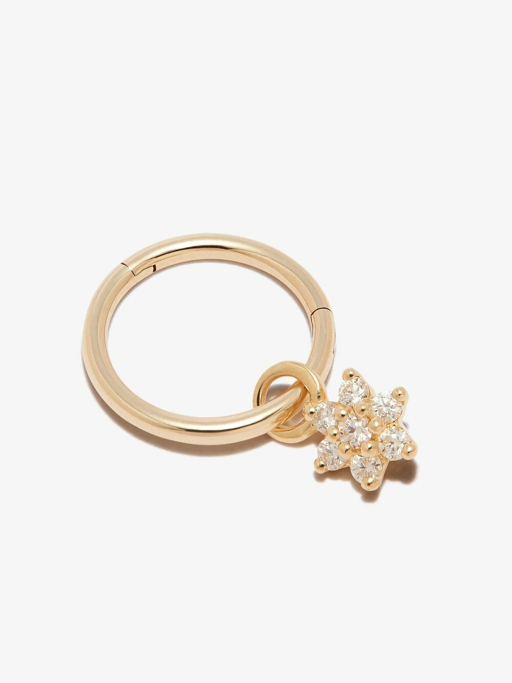 MARIA TASH 18K Yellow Gold Flower Diamond Charm Maria Tash
