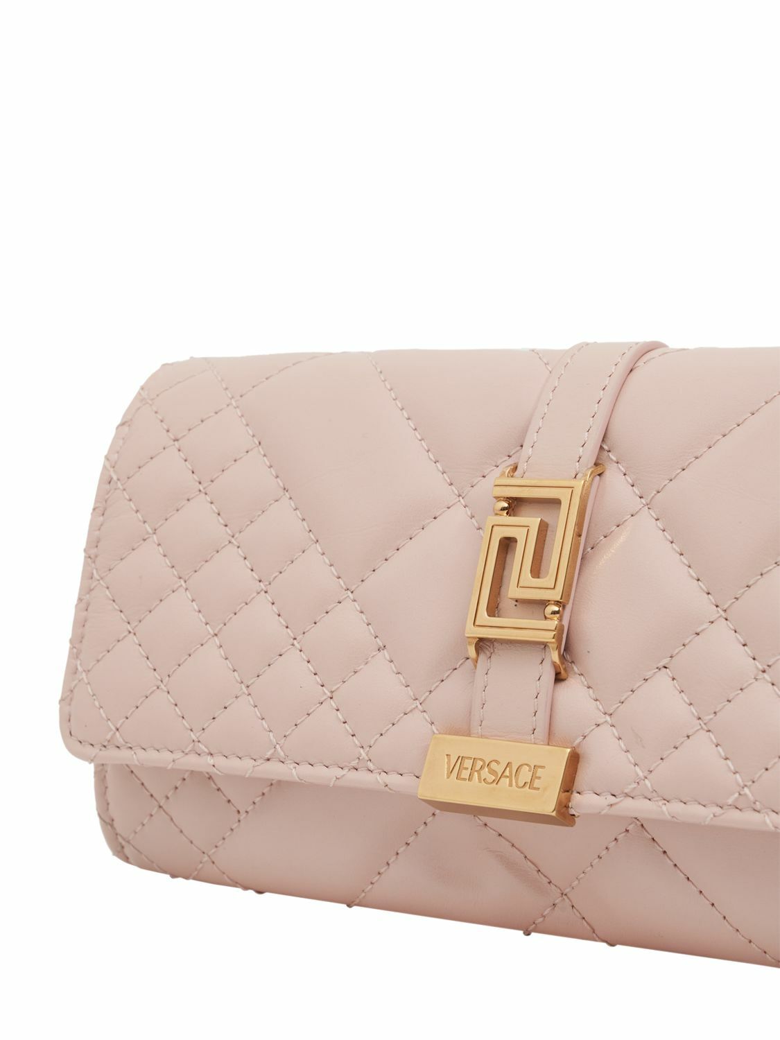 VERSACE - Mini Quilted Leather Shoulder Bag Versace