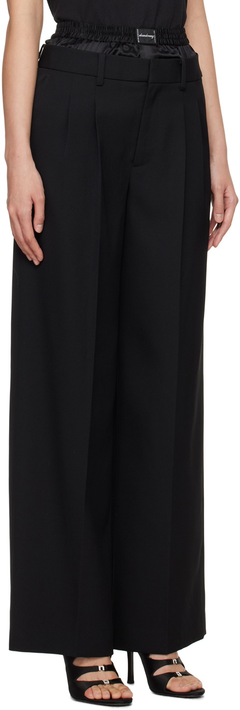 Alexander Wang Black Layered Trousers Alexander Wang