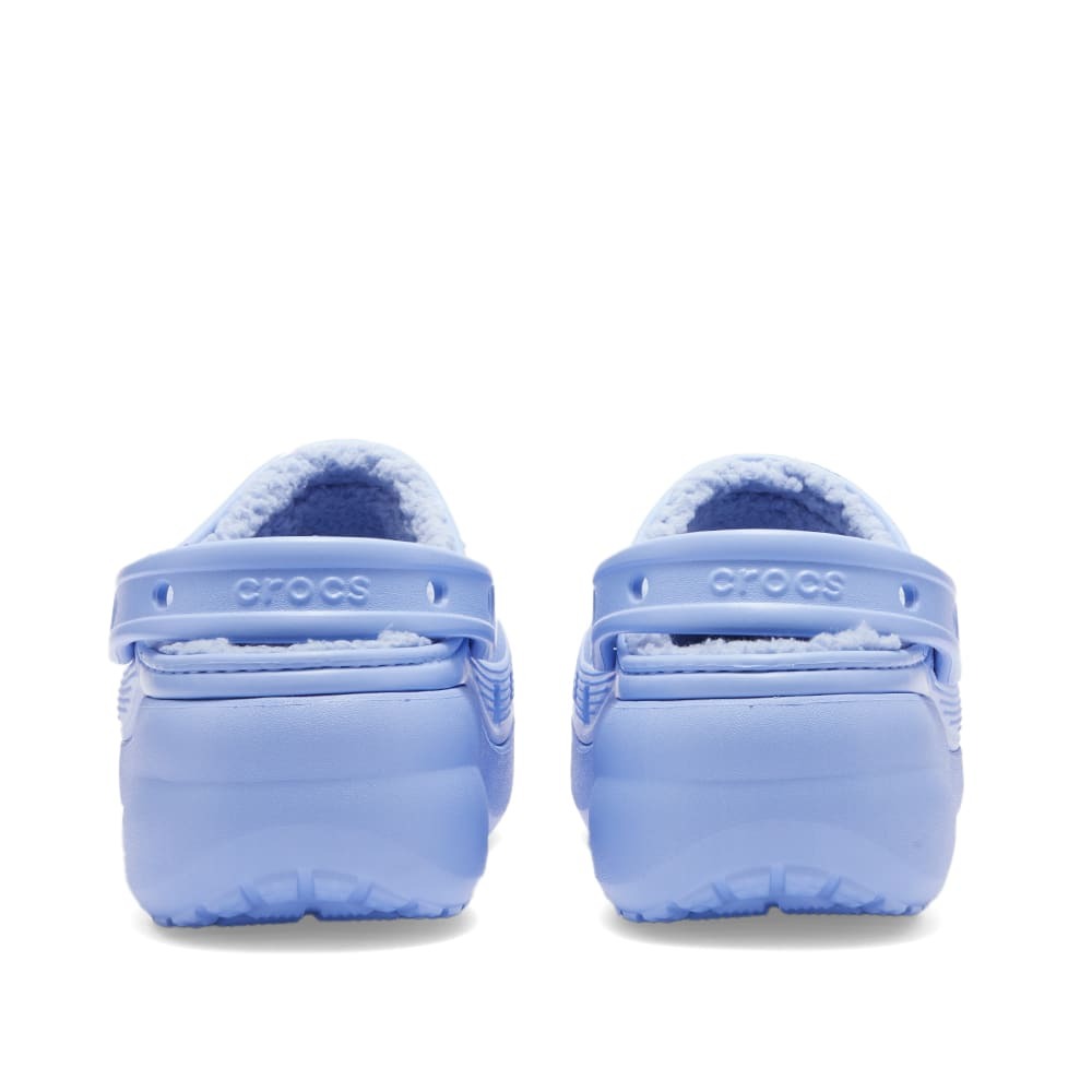 Crocs Women's Classic Platform Lined Clog in Moon Jelly Crocs