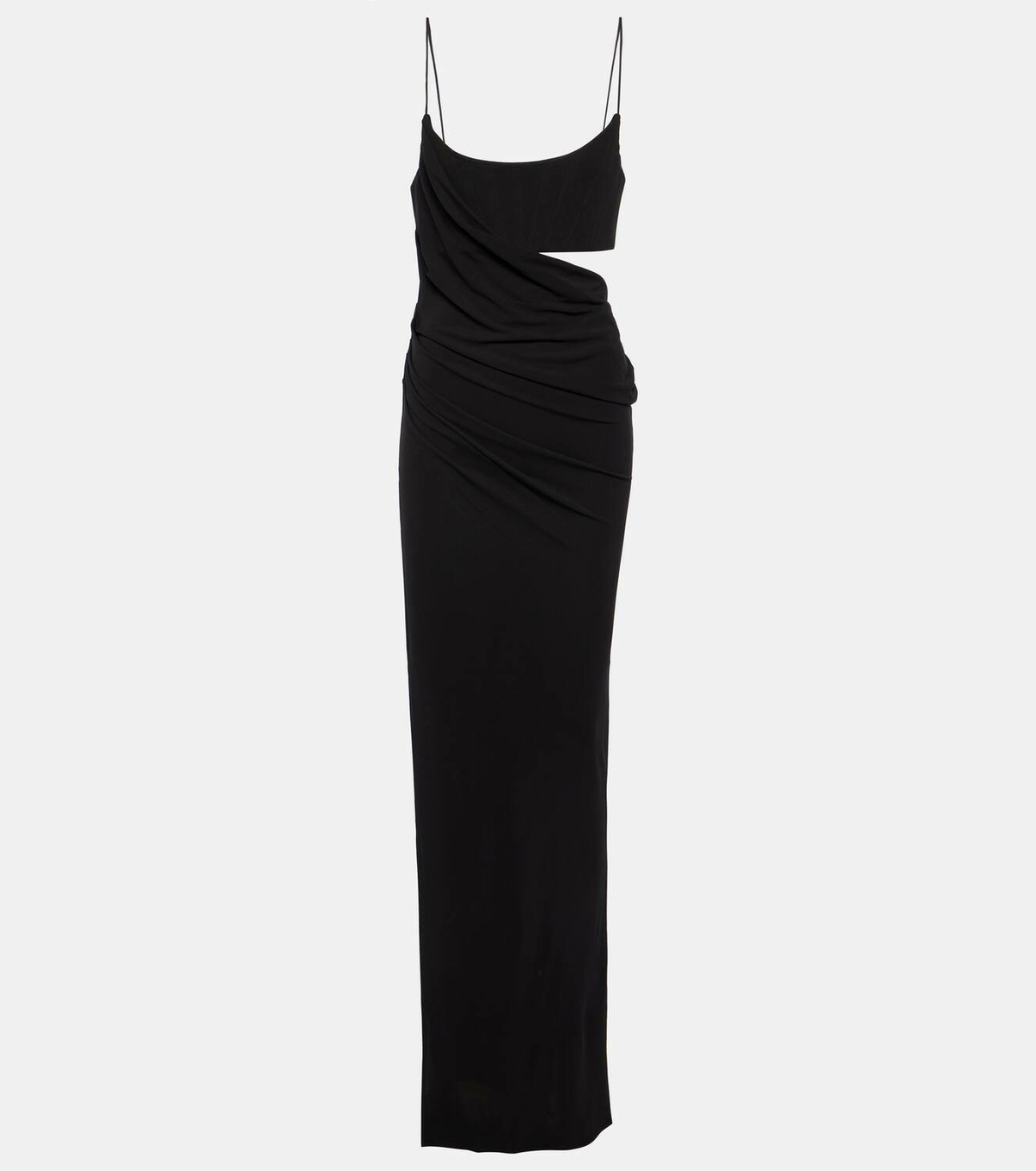 Alex Perry Asymmetric draped jersey maxi dress Alex Perry