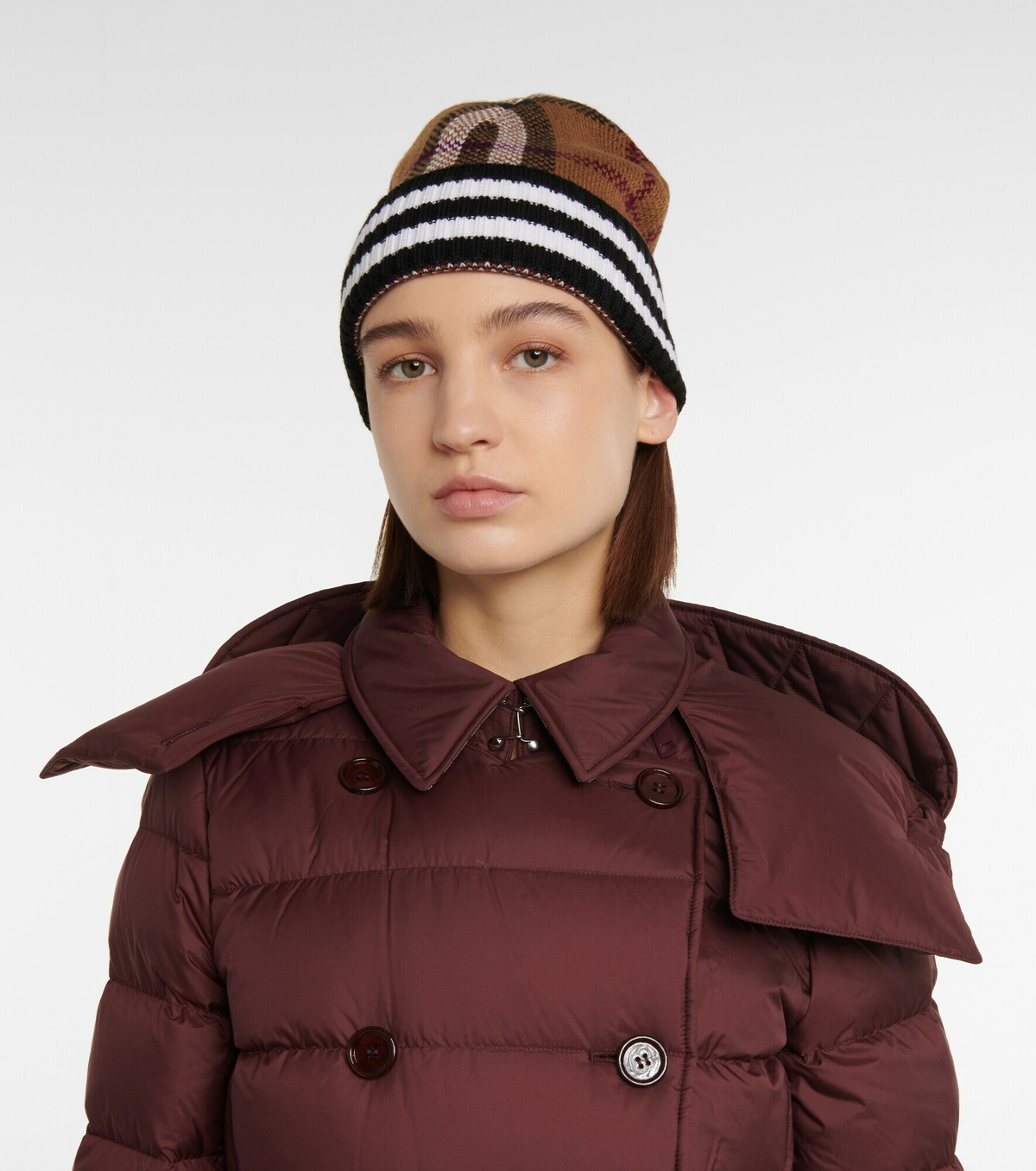 Burberry - Checked cashmere beanie Burberry