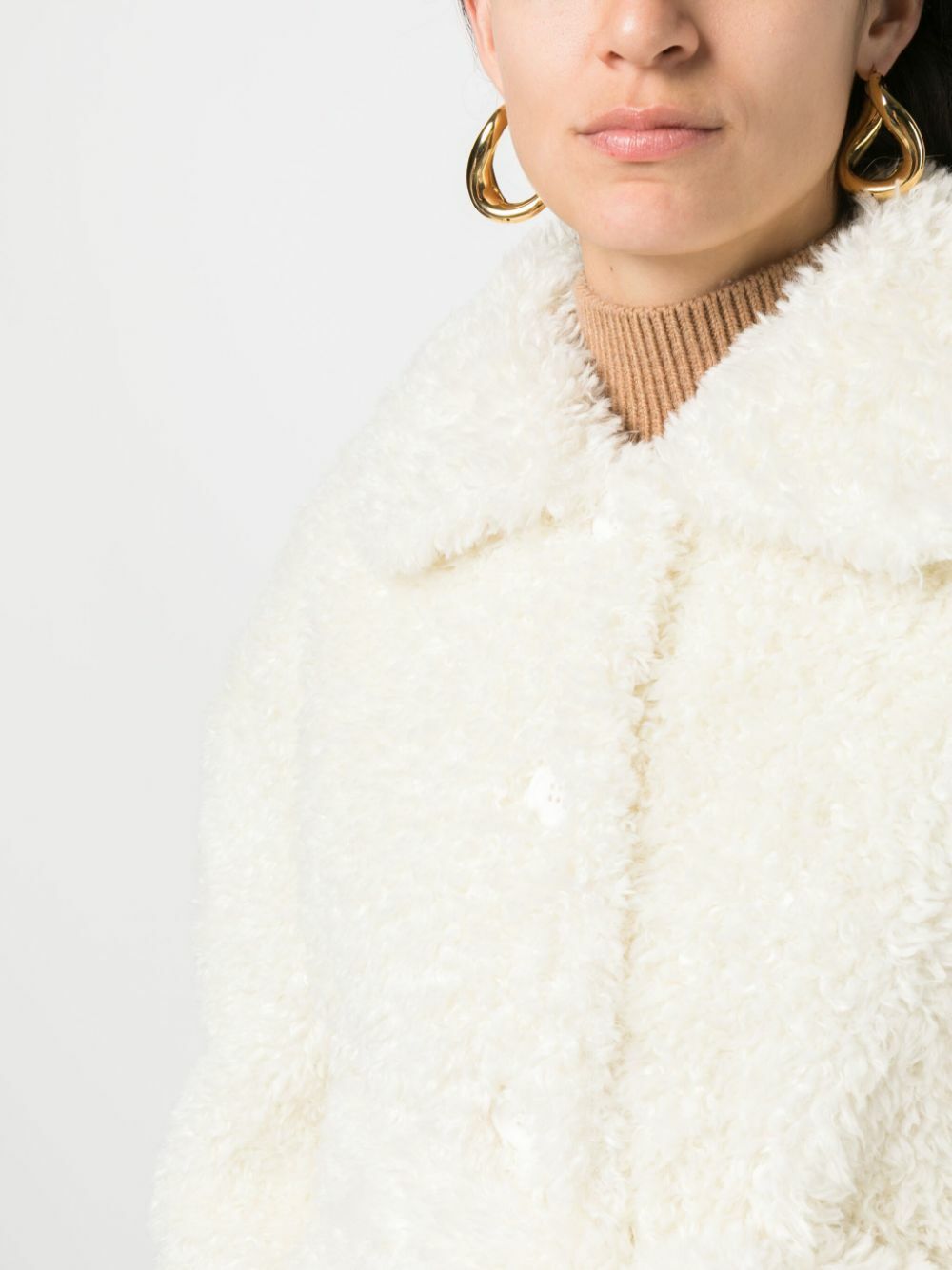 PAROSH - Short Faux Fur Jacket Parosh