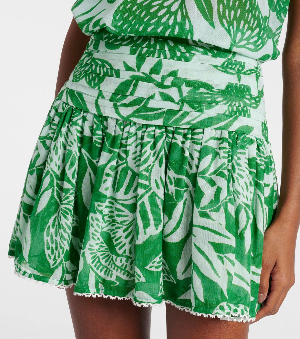 Poupette St Barth Colleen floral cotton miniskirt Poupette St Barth
